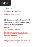 Class 7 AI Domains and Applications | PDF | Artificial Intelligence ...