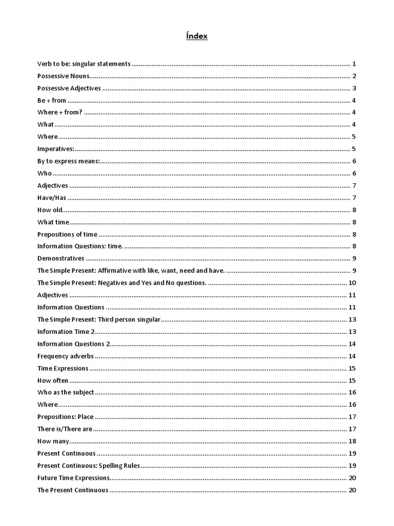 Formulario Ingles CBA v4 | Download Free PDF | Plural | Grammatical Number