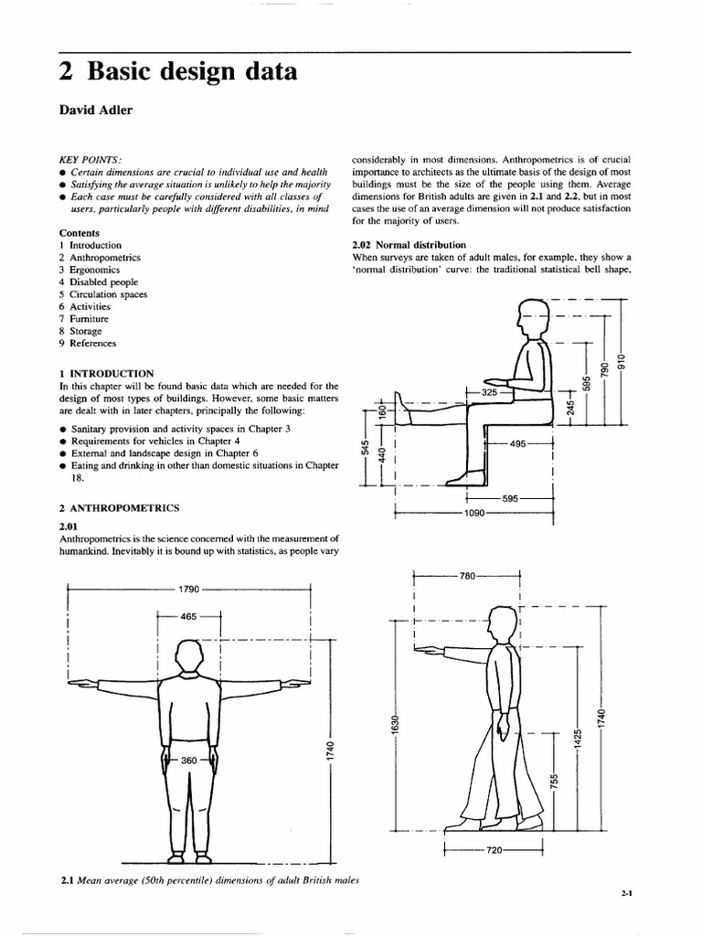 Metric Handbook Part 02 - Basic Design Data | PDF
