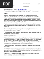 Julio Cortazar - House Taken Over | PDF | Room | Decorative Arts