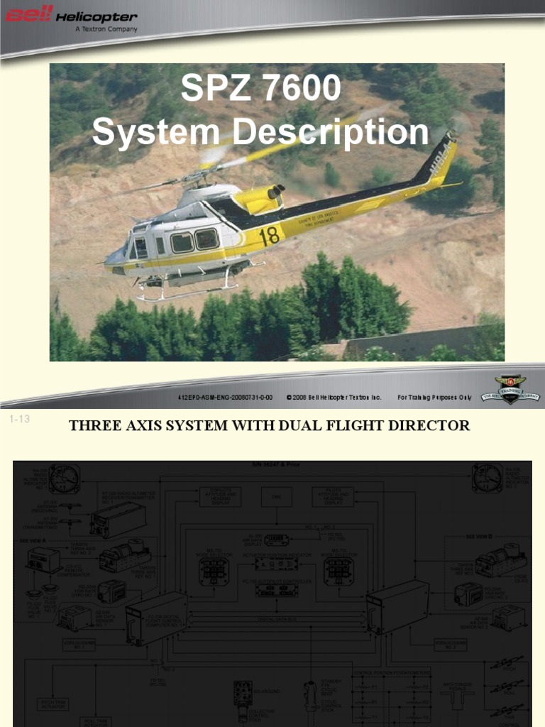 412 AFCS Maintenance PP Chap 01 | PDF | Aviation | Systems Engineering