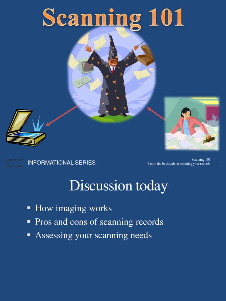 Scanning Records: A Beginner's Guide | PDF | Image Scanner | Data ...