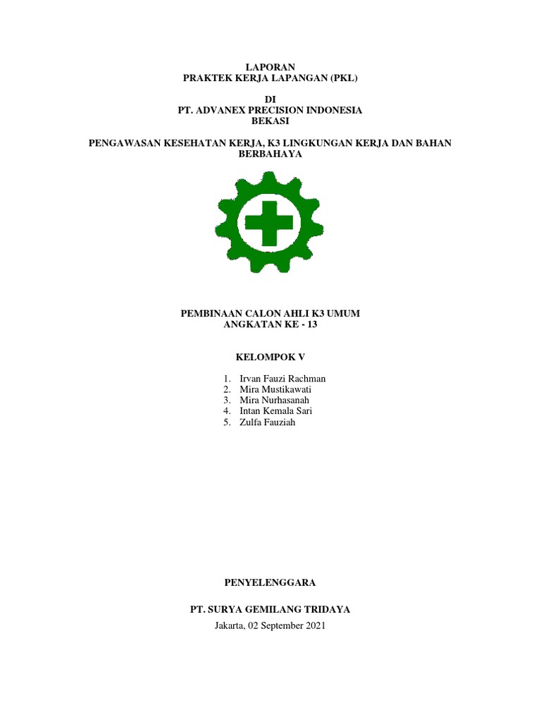 Laporan K3 dan Bahan Berbahaya di Advanex | PDF | Bisnis | Sains ...