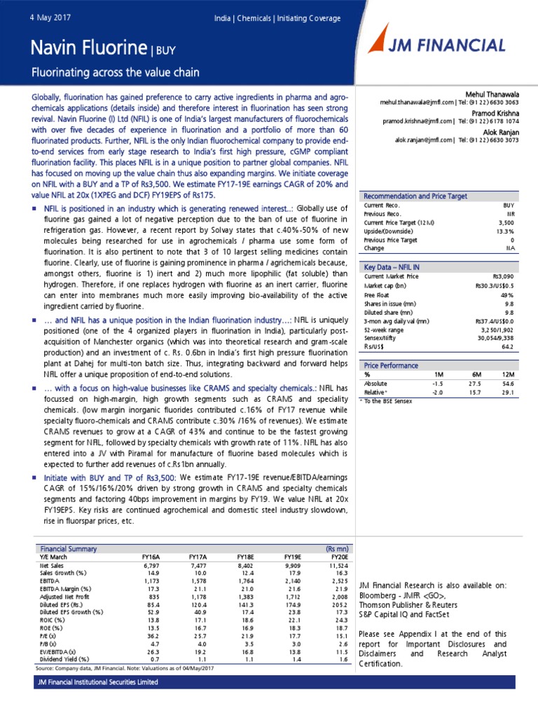 Navin Fluorine Initiation | PDF | Chlorofluorocarbon | Fluorine