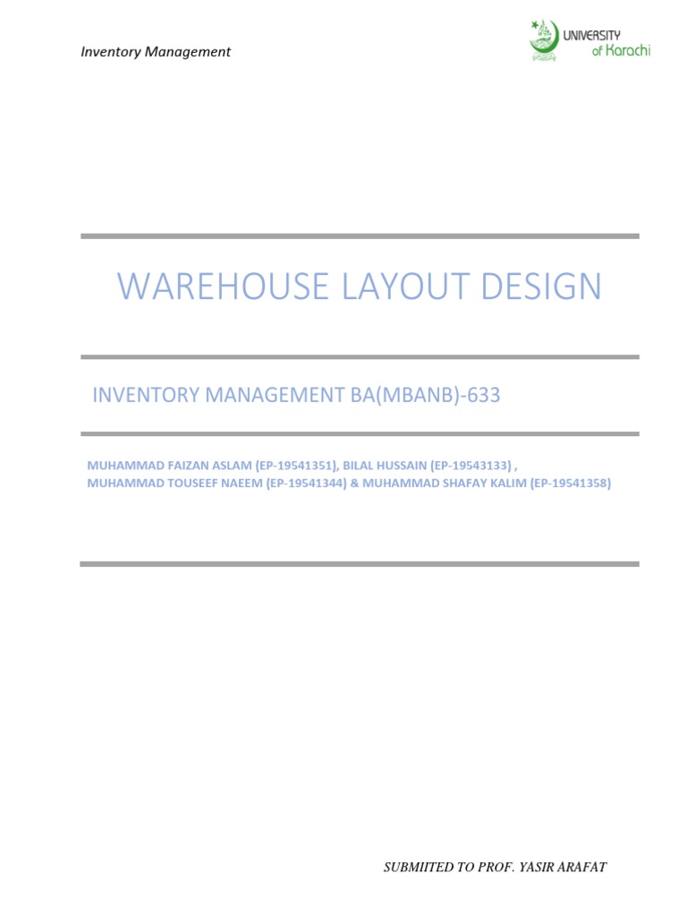 Layout Design For WareHouse, IM | PDF | Logistics | Warehouse