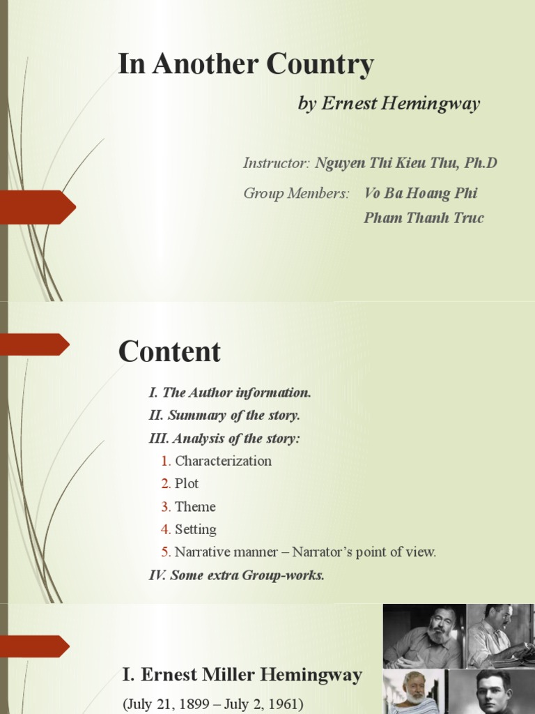 Present Group Work - in Another Country | Download Free PDF ...