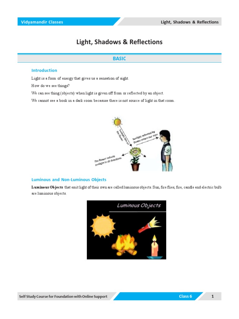 Chapter 11 Light PDF | PDF | Solar Eclipse | Shadow