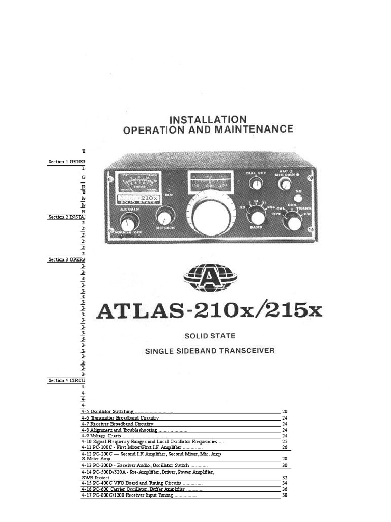 Atlas 210 X | PDF | Amplifier | Electrical Connector
