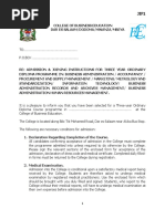 BOT Academy JOINING INSTRUCTIONS | PDF | University And College ...