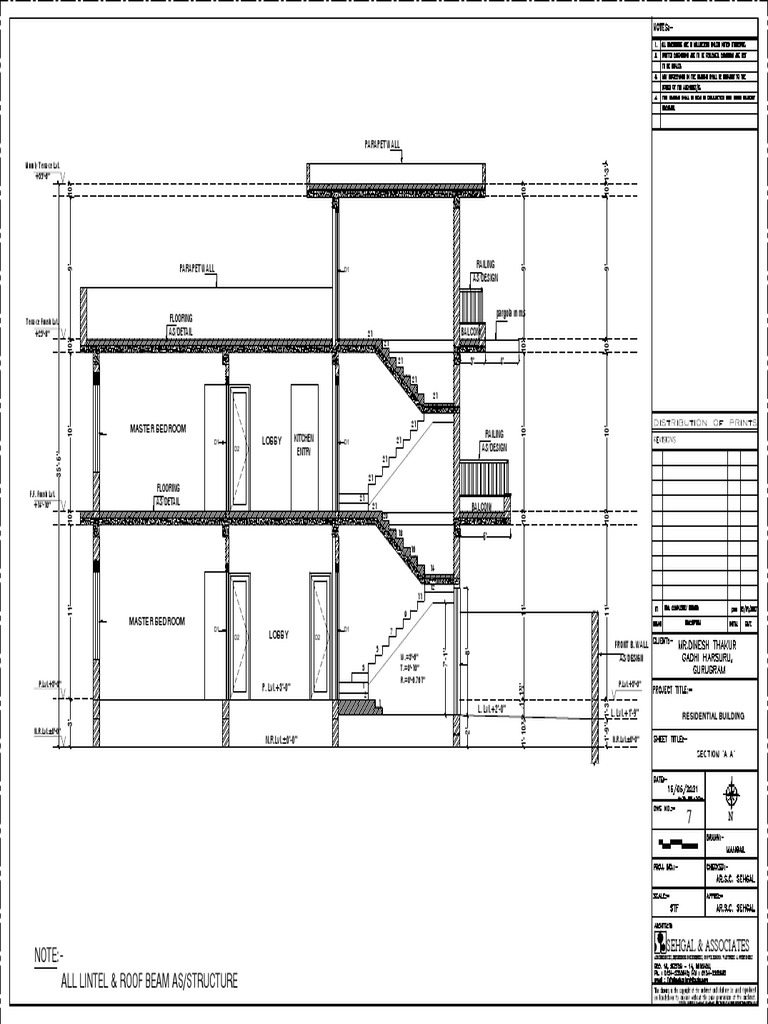 Sehgal & Associates: Mumty Terrace Lvl. +35'-6" | PDF | Culture Of ...