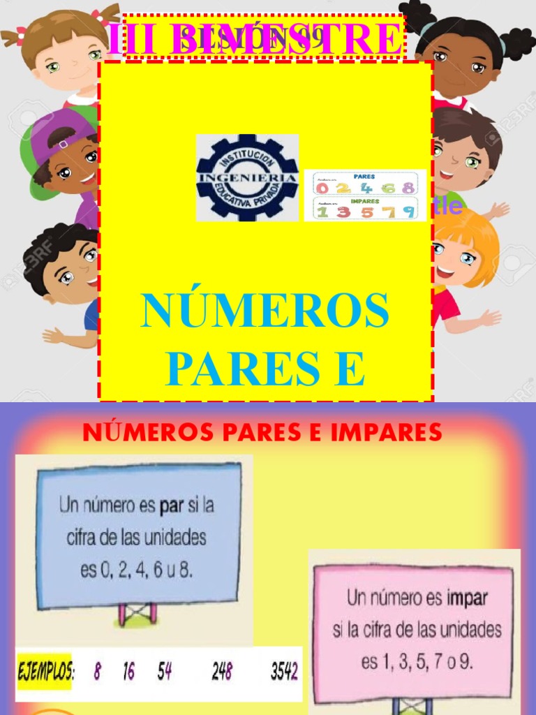Numeros Pares e Impares | PDF