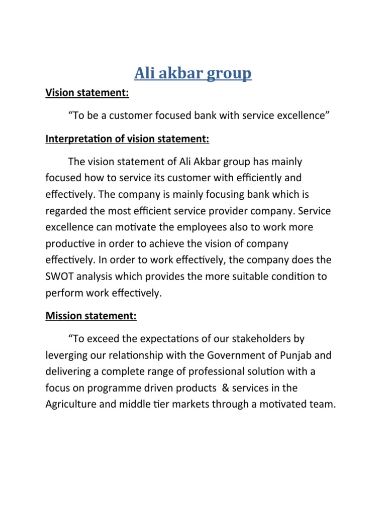 Ali Akbar Group | PDF