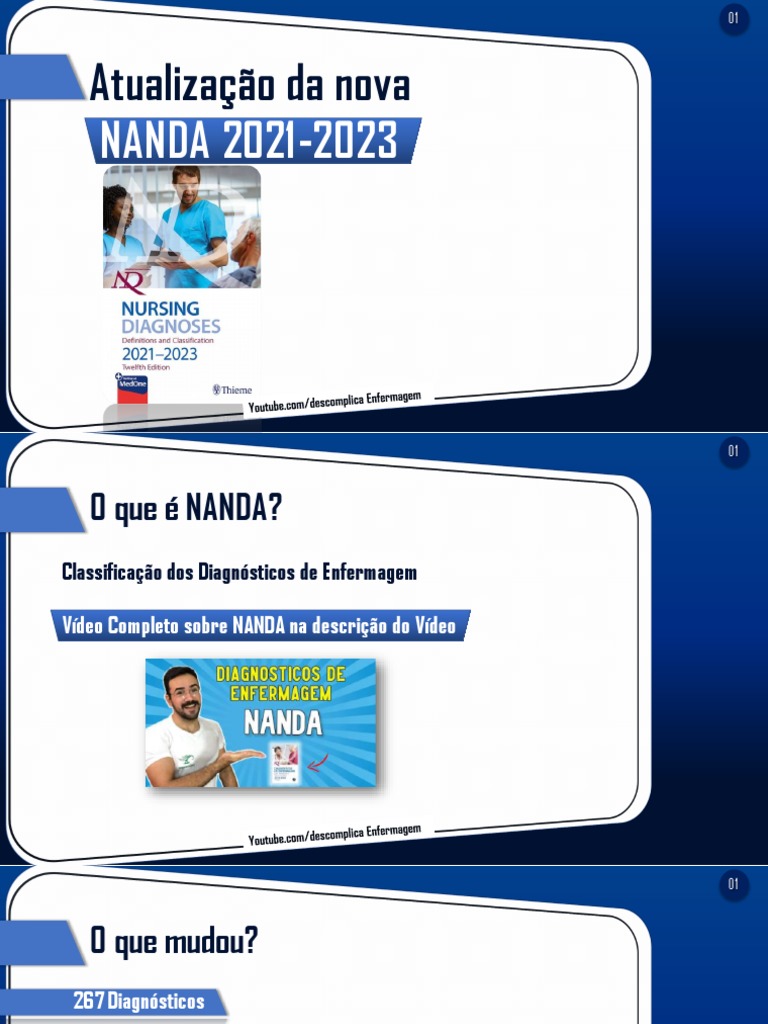 Atualizações NANDA 2021-2013 | PDF | Ciências da Saúde | Especialidades ...