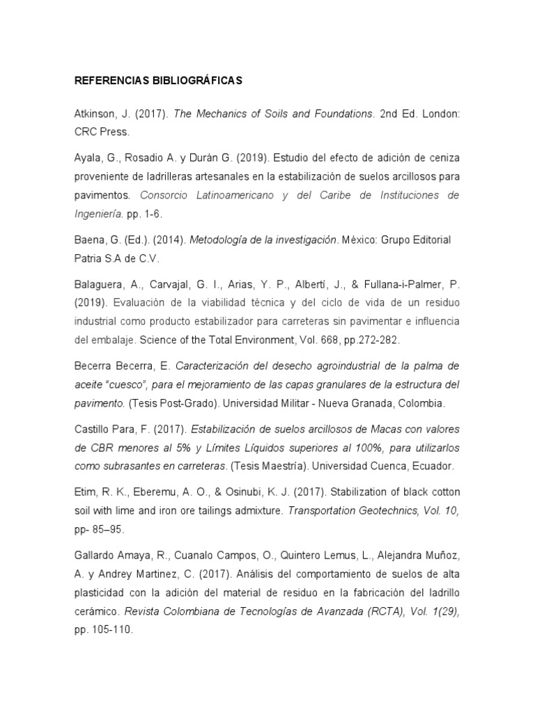 Referencias Bibliográficas | PDF | Science