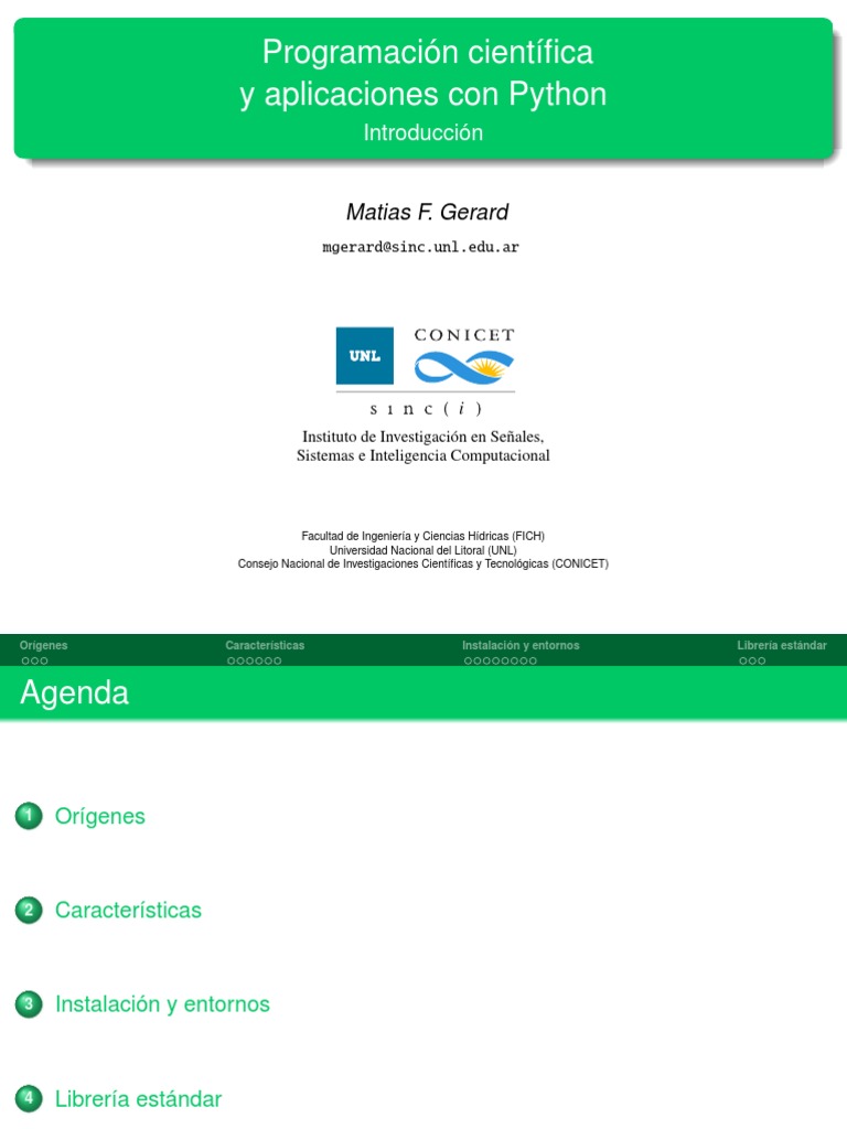 00 - Introducción a Python | PDF | Python (lenguaje de programación ...