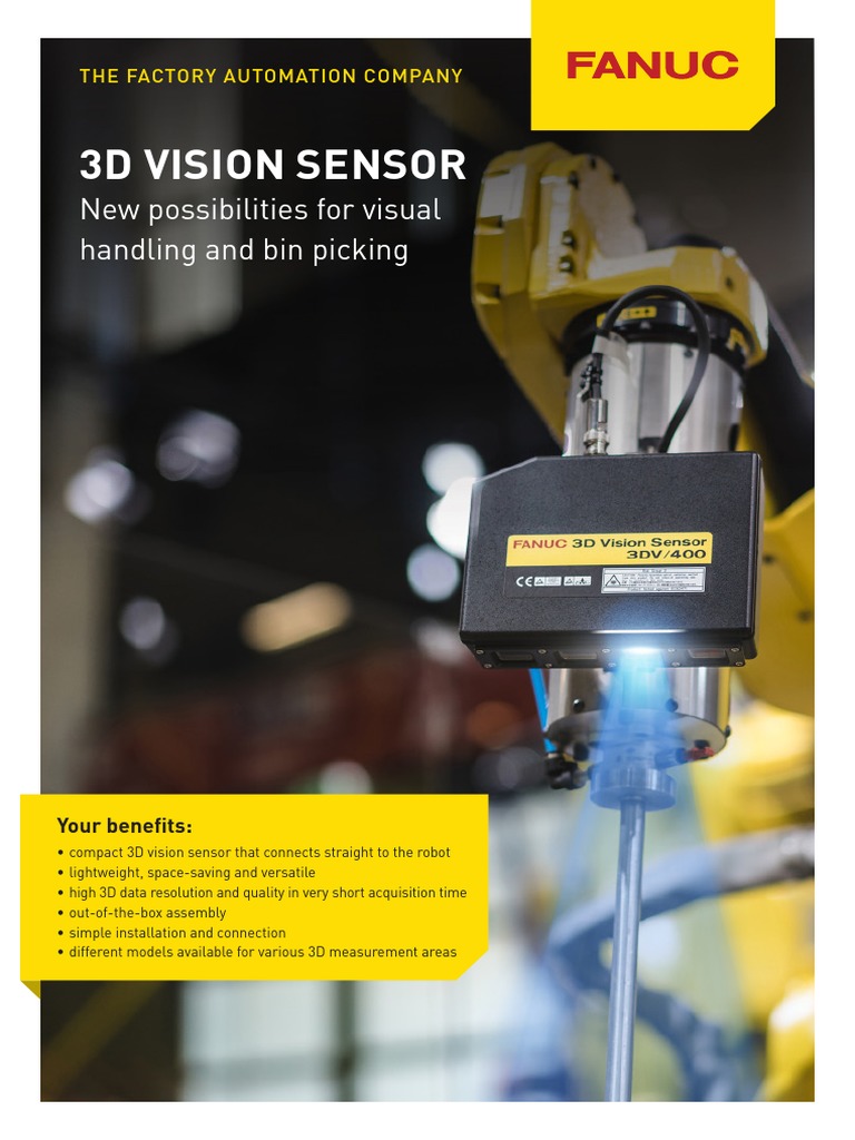 3D Vision Sensor: New Possibilities For Visual Handling and Bin Picking ...