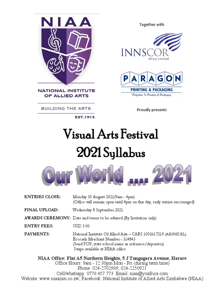 Visual Arts Syllabus 2021 | PDF | Photograph | Paintings