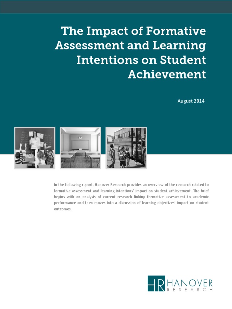 The Impact of Formative Assessment and Learning Intentions On Student ...
