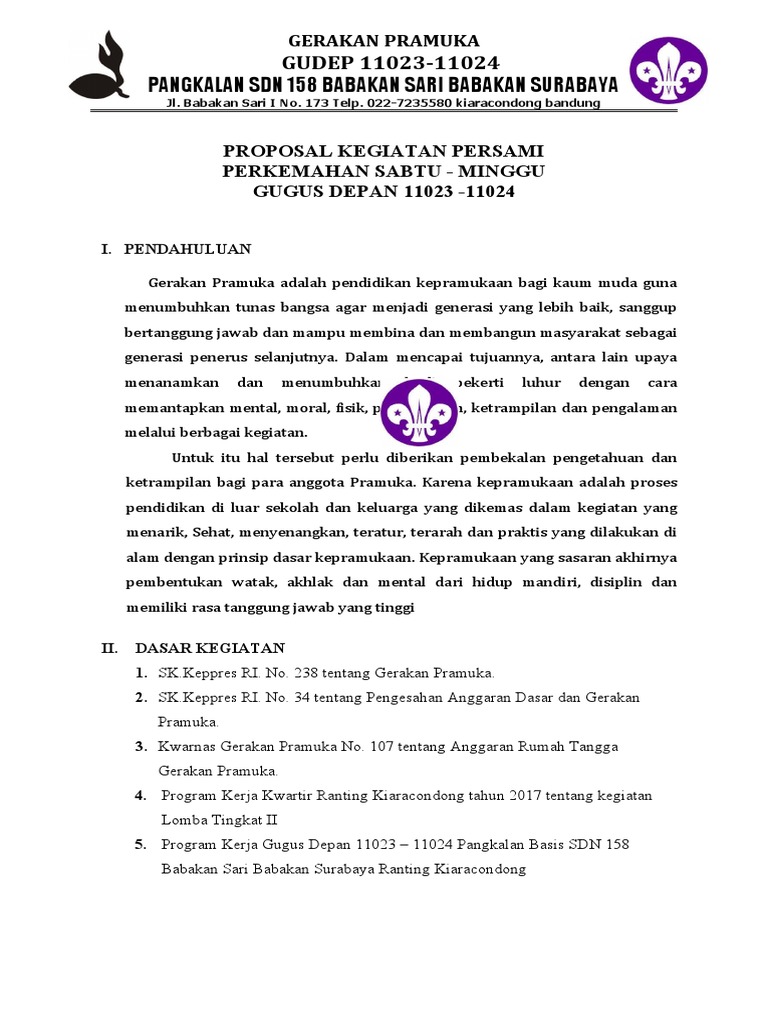 Proposal Persami | PDF