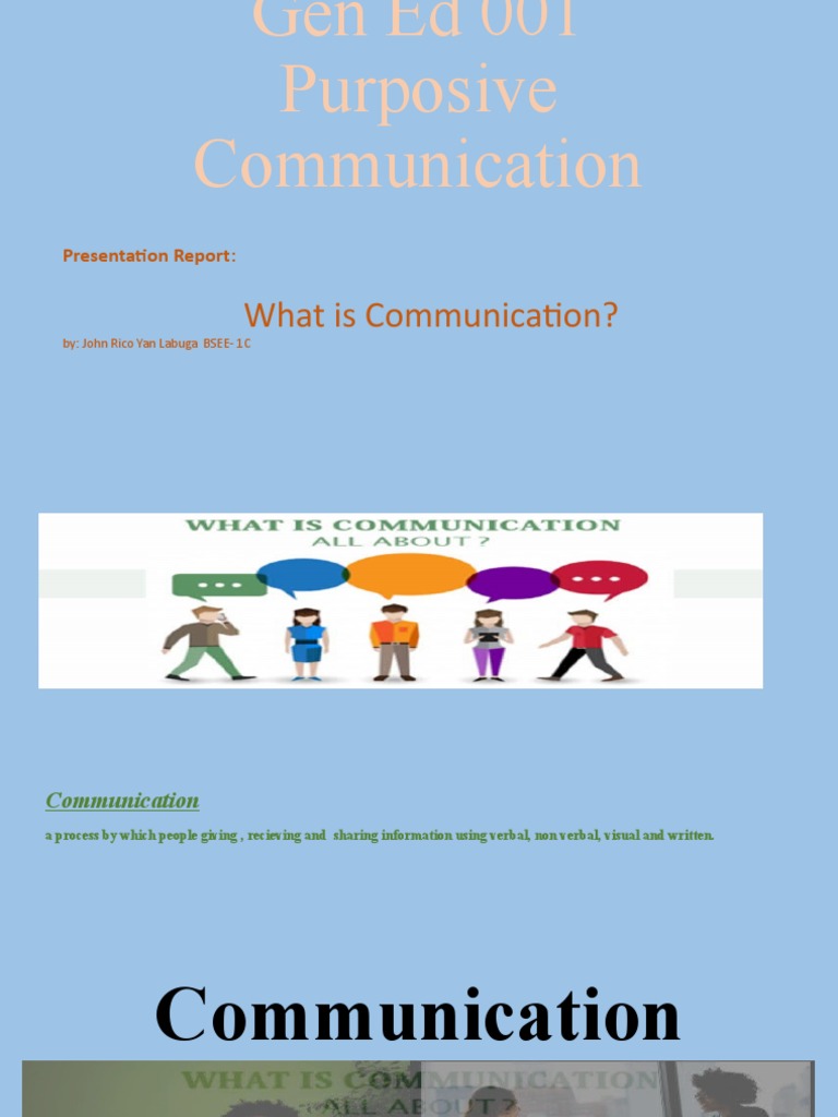 Understanding Purposive Communication | PDF