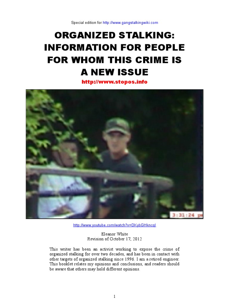 GANGSTALKING | PDF | Stalking | Harassment