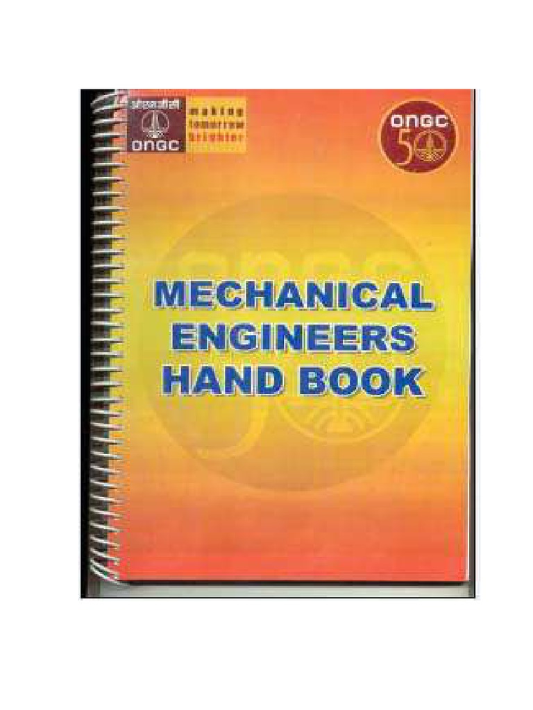 Mech Eng Handbook ONGC PDF | PDF | Friction | Wear