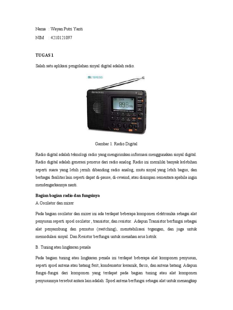 Tugas 1 - Wayan Putri Yanti | PDF