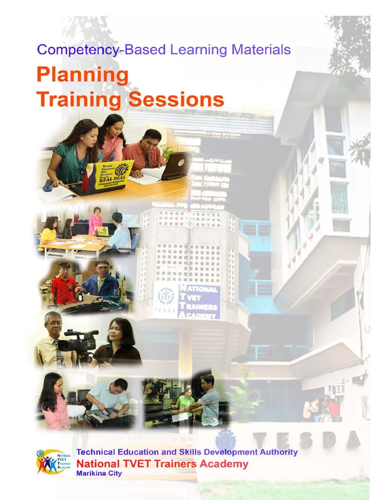 CBLM Planning Training Sessions | PDF | Competence (Human Resources) | Educational Technology