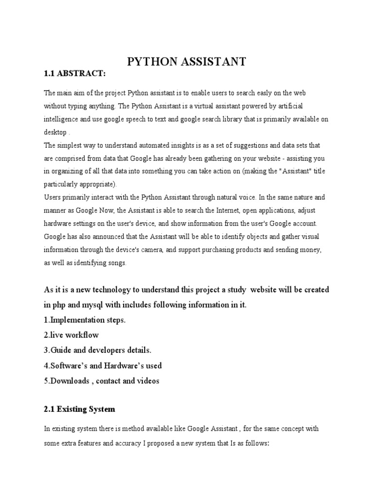 Python Assistance | PDF | Websites | Python (Programming Language)