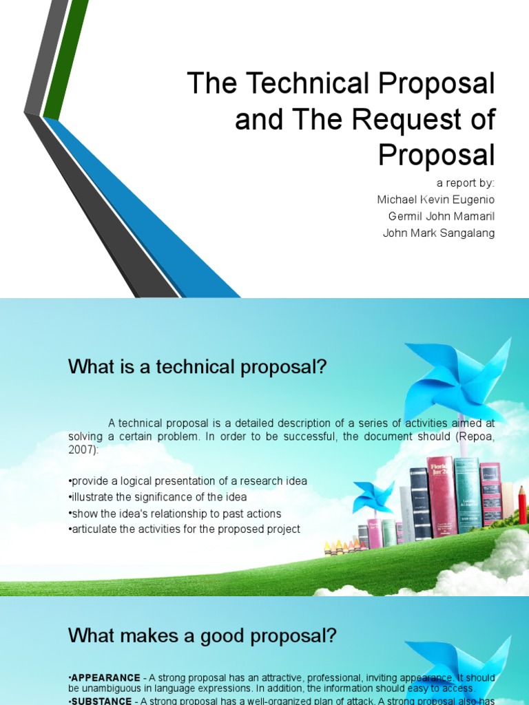 The Technical Proposal and The Request of Proposal | PDF | Request For ...