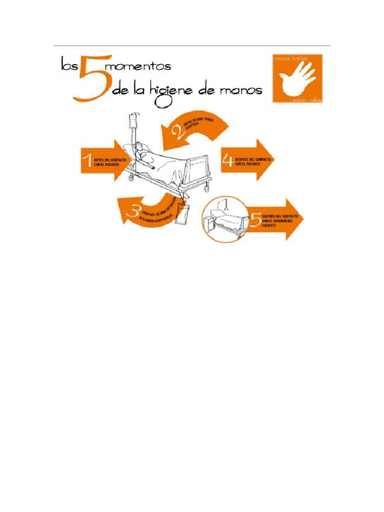 5 Momentos Del Lavado de Manos | PDF