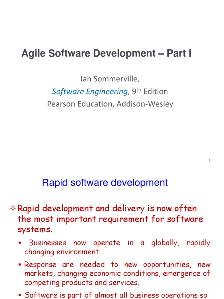 Agile Process Model 1 | PDF | Agile Software Development | Software ...