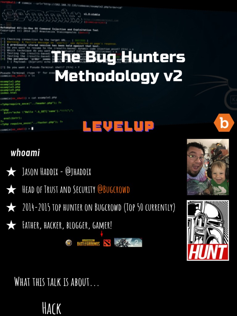 Bug Hunting Methodology v2 by J. Haddix | PDF | Computer Networking ...
