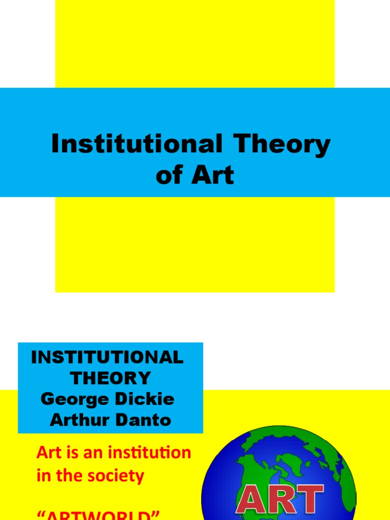 Understanding Institutional Art Theory | PDF | The Arts | Aesthetics