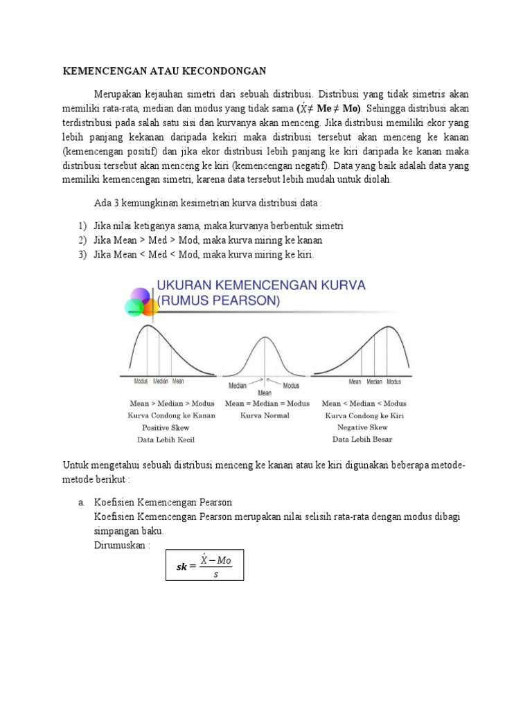 Kemencengan Pearson | PDF
