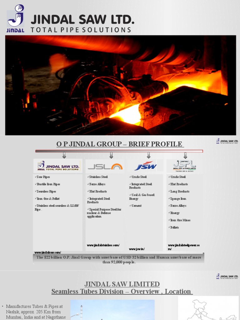 Jindal Saw LTD - Seamless | PDF | Pipe (Fluid Conveyance) | Steel