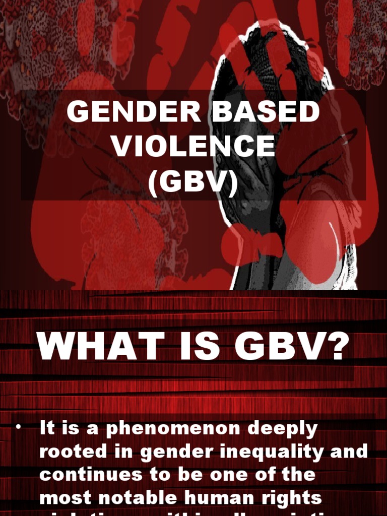 Gender Based Violence (GBV) | PDF | Domestic Violence | Violence