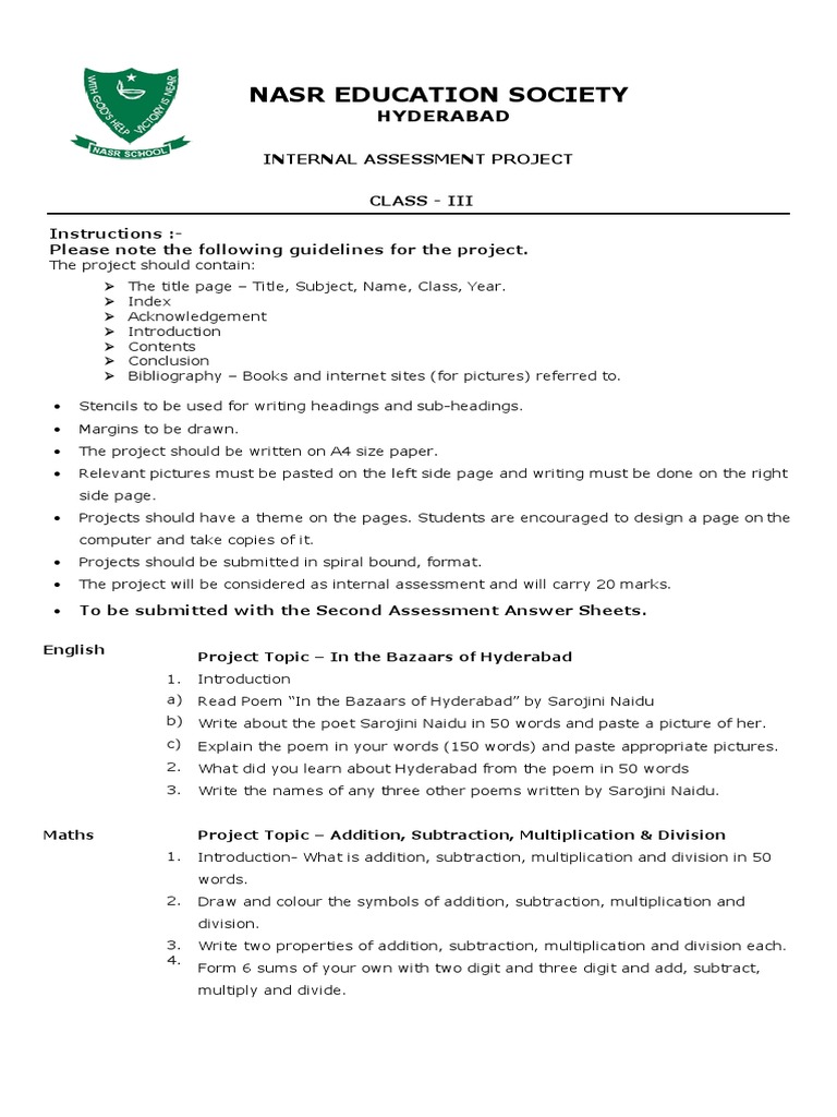 Class 3 - Project 2020 2021 | PDF | Art