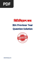 DU IBA MBA Question Bank With Solve Previous Years (2018-2023) by ...