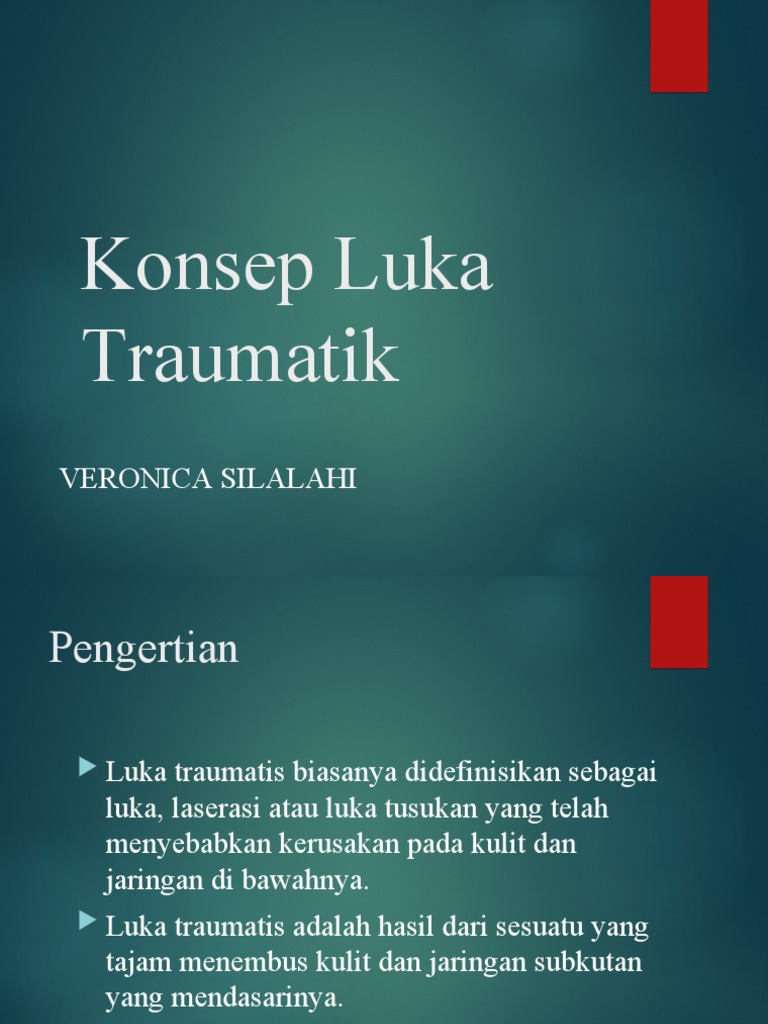 Konsep Luka Traumatic | PDF