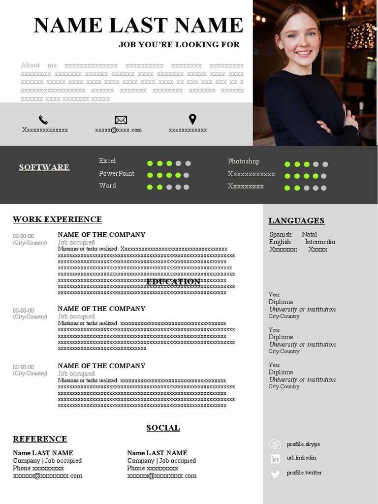 Name Last Name: Job You'Re Looking For | PDF