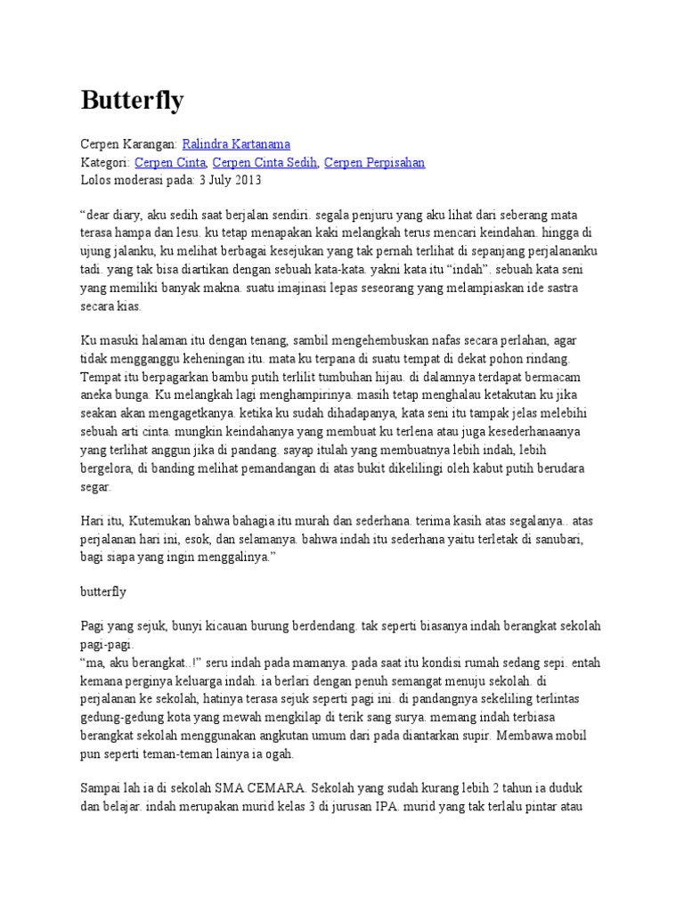 Butterfly | PDF