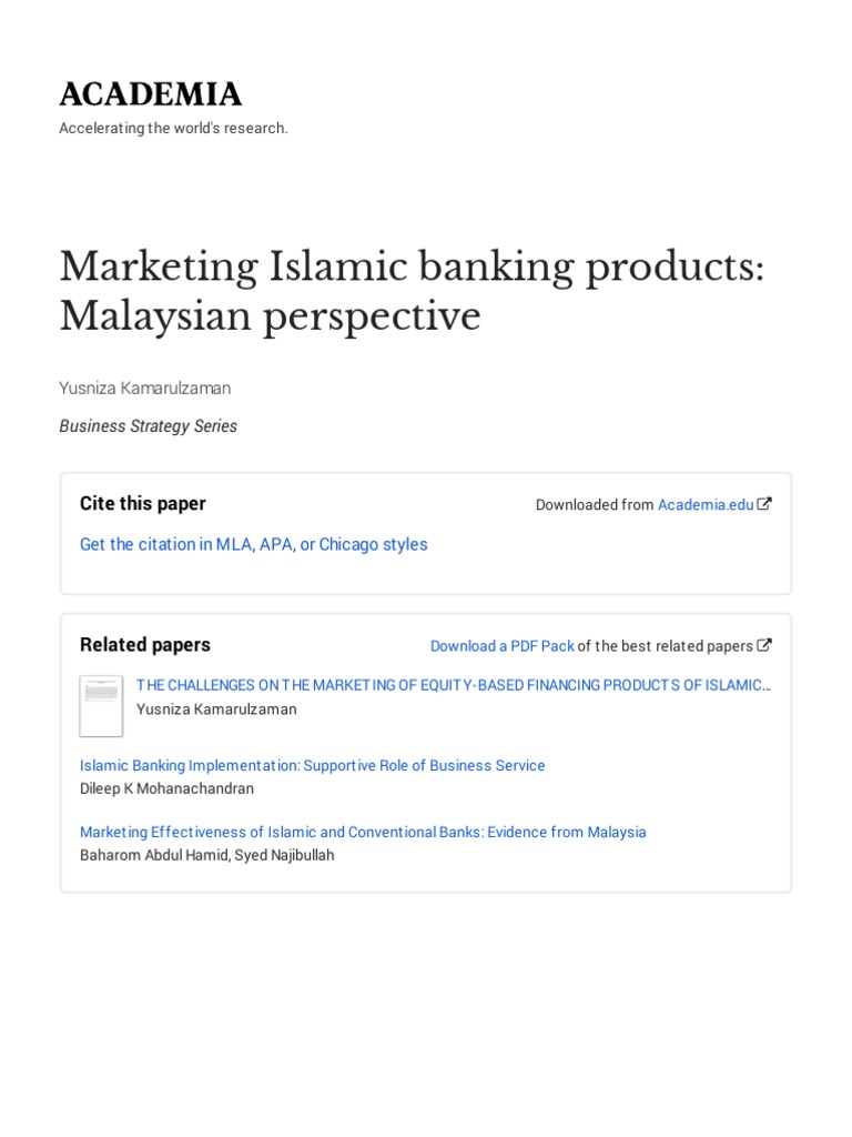 Marketing Islamic Banking Products Malay20210227 21137 Sb361f With ...