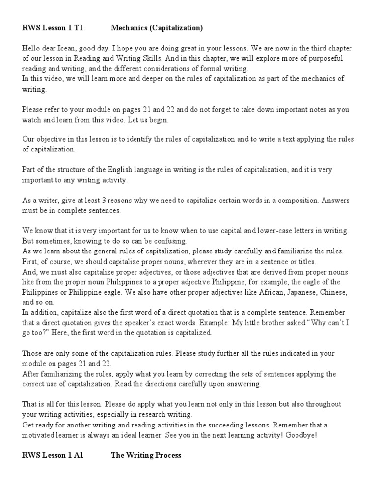 Script For March Pdf Linguistics Grammar