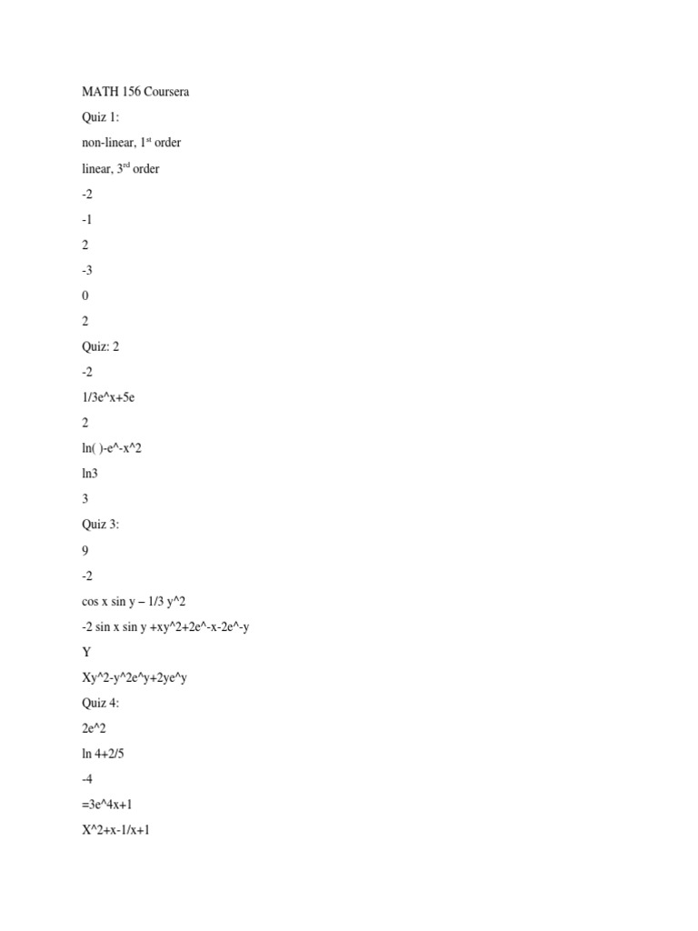 Coursera KAIST Math156 | PDF