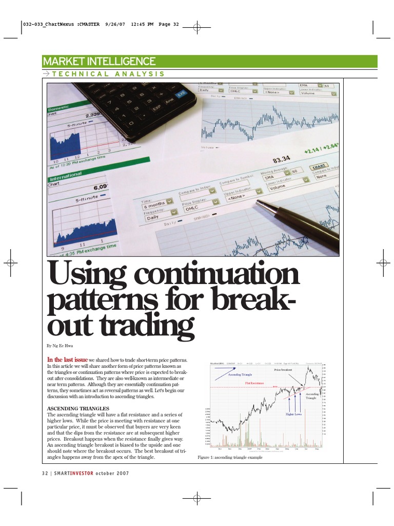 Continuation Patterns For Breakout Trading | PDF | Market Trend ...