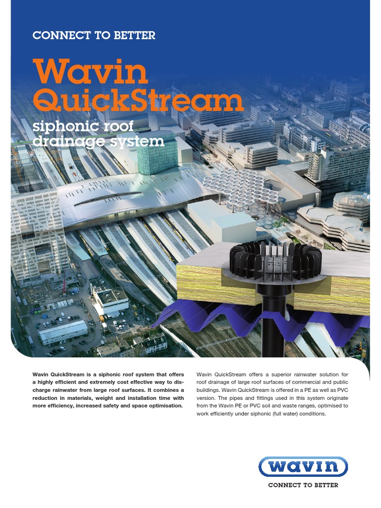 Wavin QuickStream | PDF | Pipe (Fluid Conveyance) | Roof