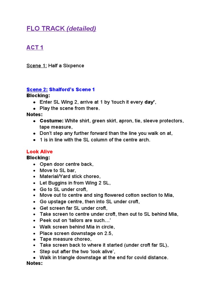Flo Track Detailed | PDF