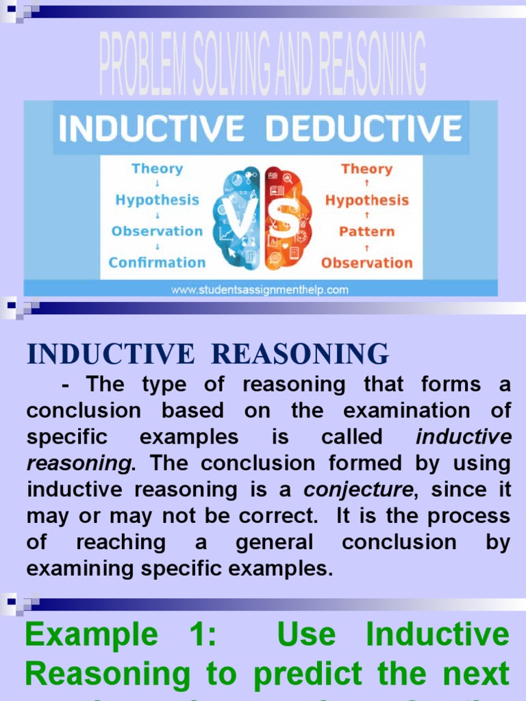 Module 5 Week 6 | PDF | Inductive Reasoning | Reason