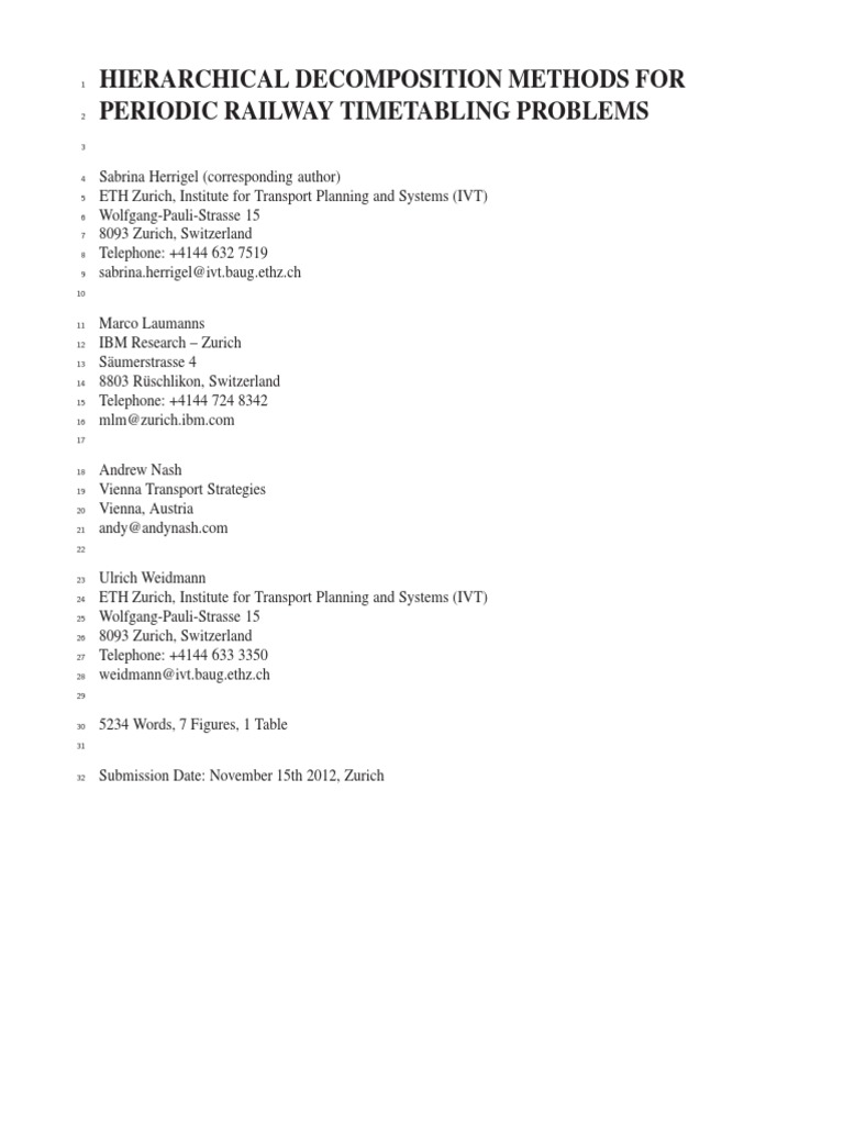 Hierarchical Decomposition Methods For | PDF | Linear Programming | Mathematical Optimization